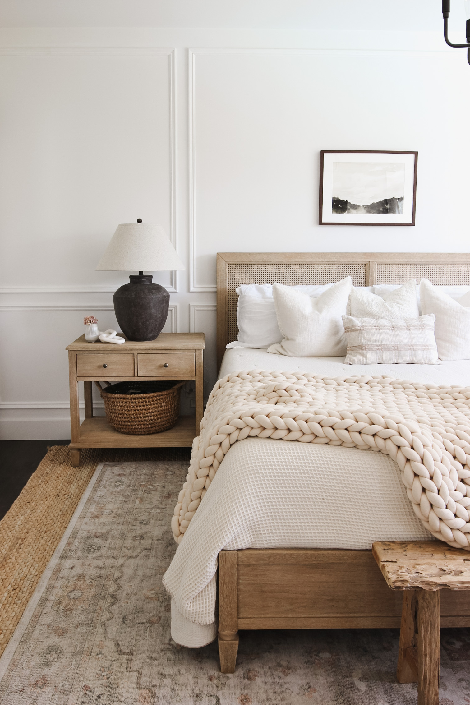 Primary Bedroom Updates with Pottery Barn - Amy E Peters